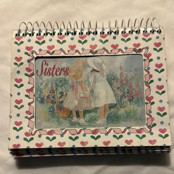 Other | Sisters Heart Patterned Spiral Notebook | Poshmark